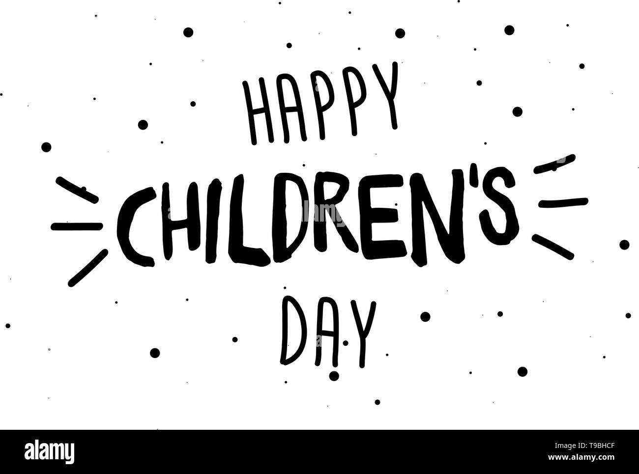 Happy Childrens Day greeting card, banner or poster. 1 june world ...