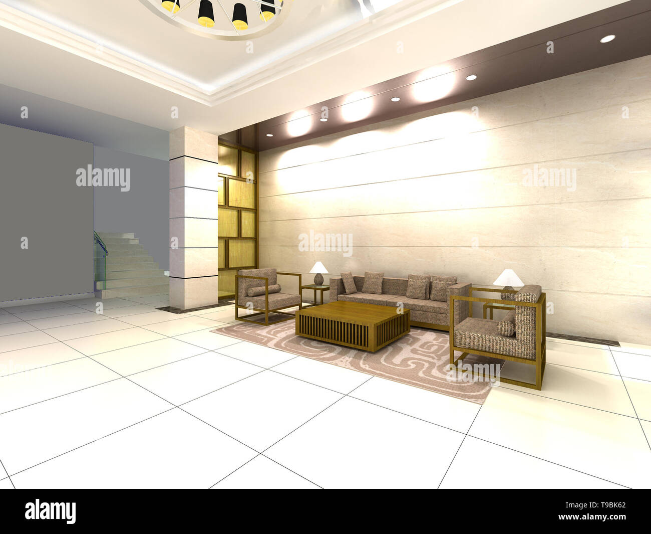 empty lobby interior Stock Photo - Alamy