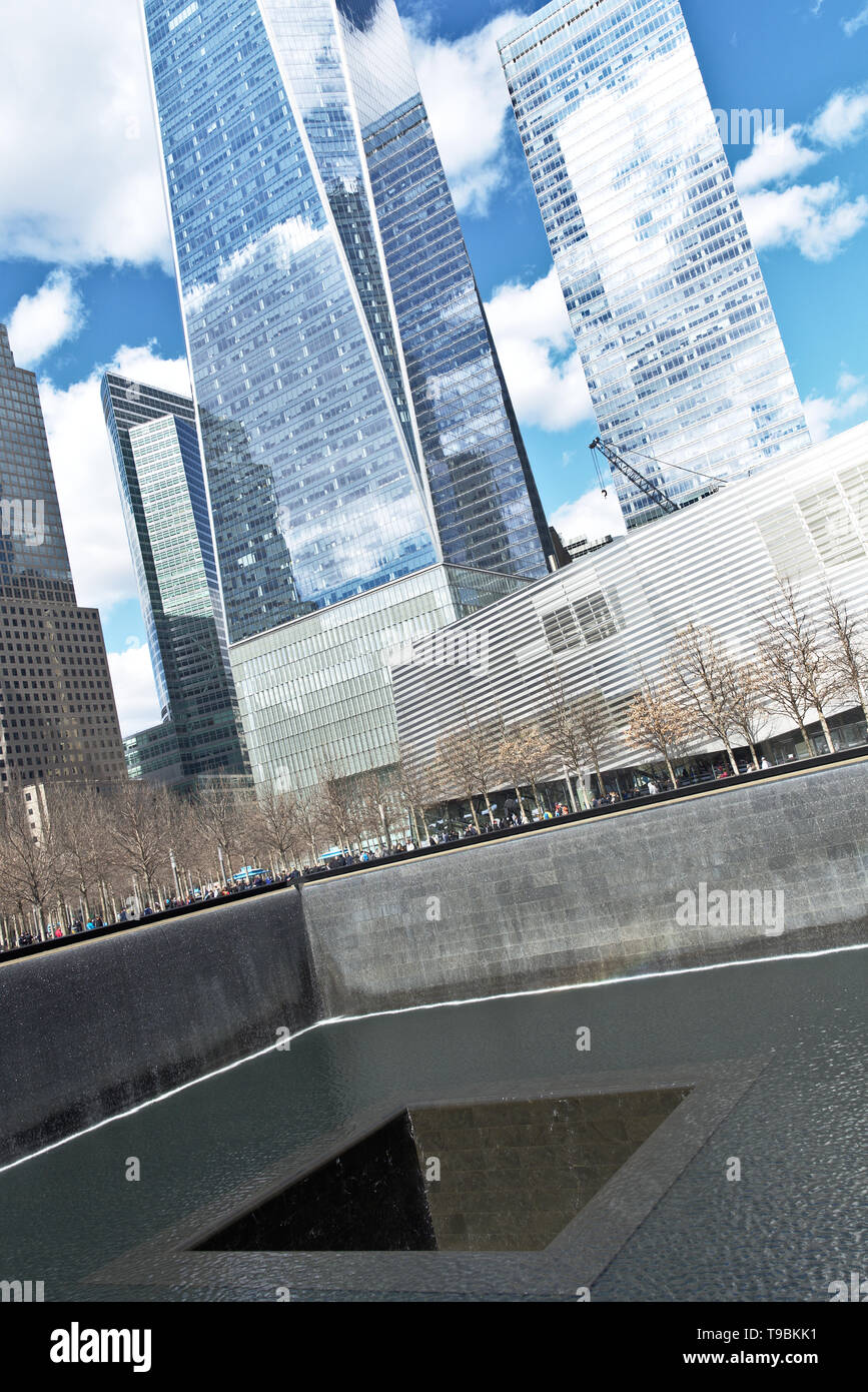 911 memorial pool hi-res stock photography and images - Alamy