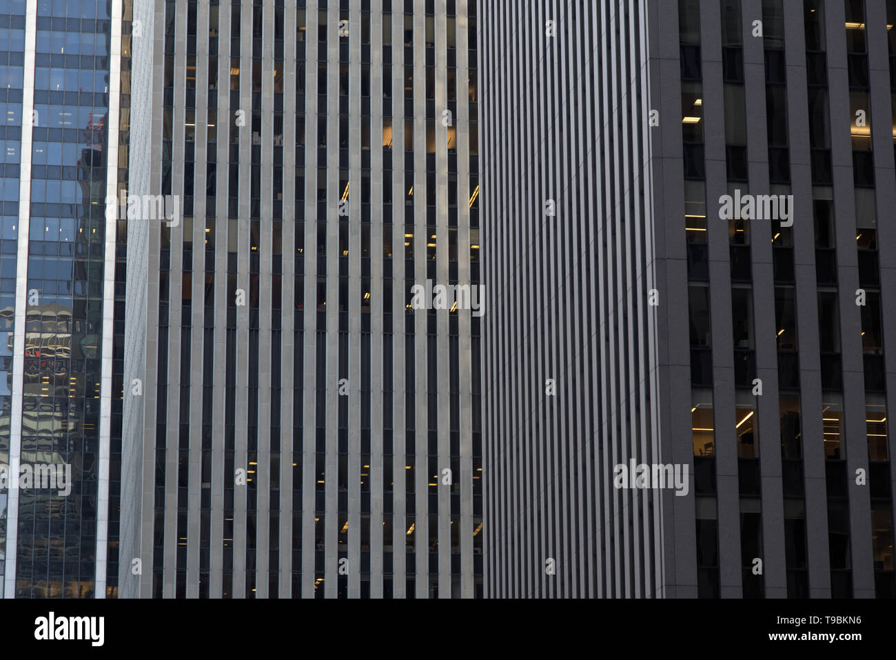Skyscraper facades in Lower Manhattan, New York City Stock Photo - Alamy