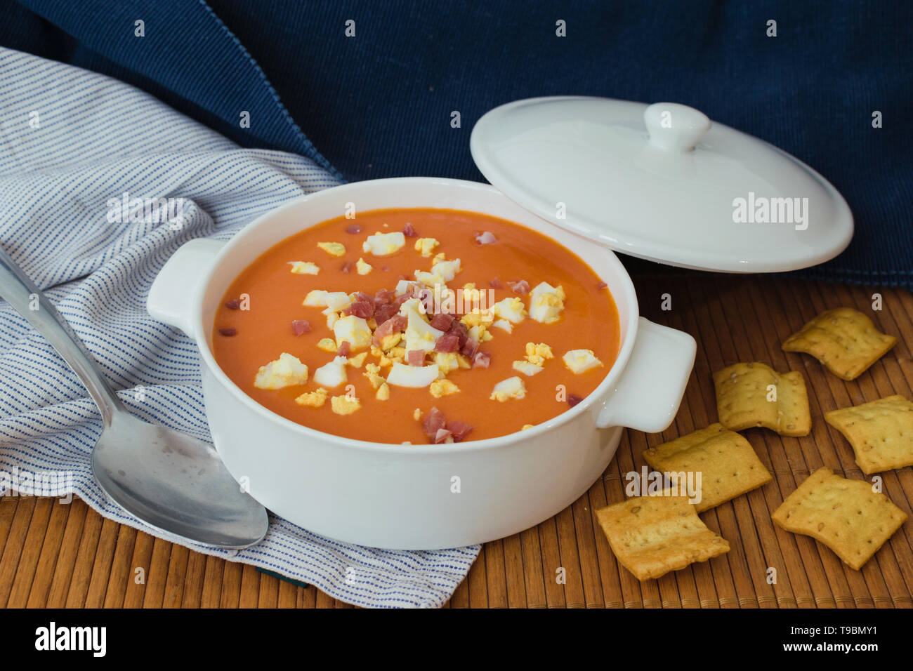 typical Spanish Summer tomato food Stock Photo - Alamy