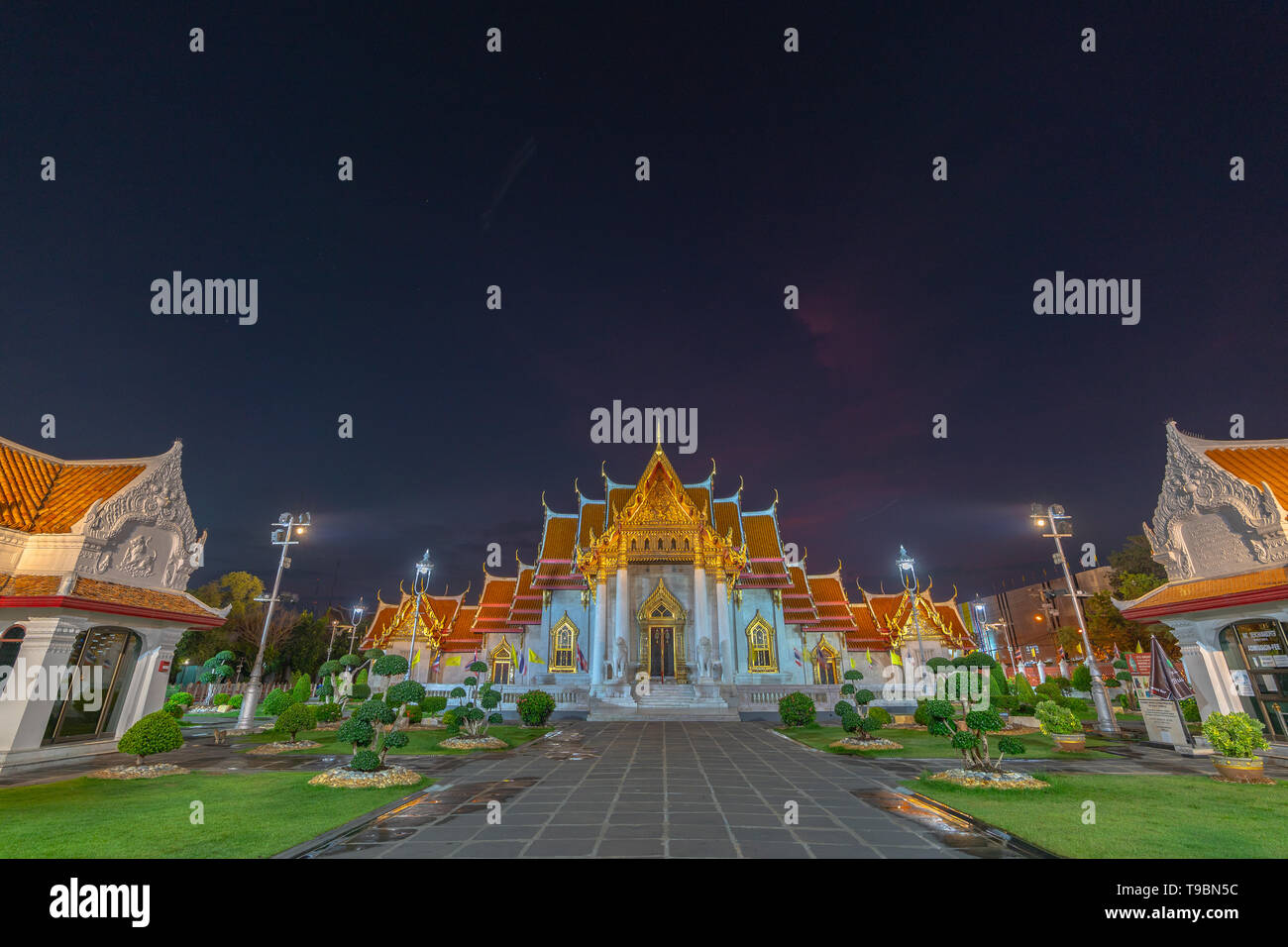 The Wat Benchamabophit or Marble temple is one of Bangkok is ...
