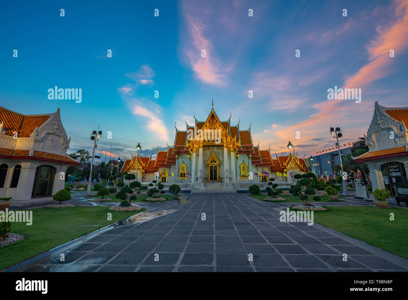 The Wat Benchamabophit or Marble temple is one of Bangkok is ...