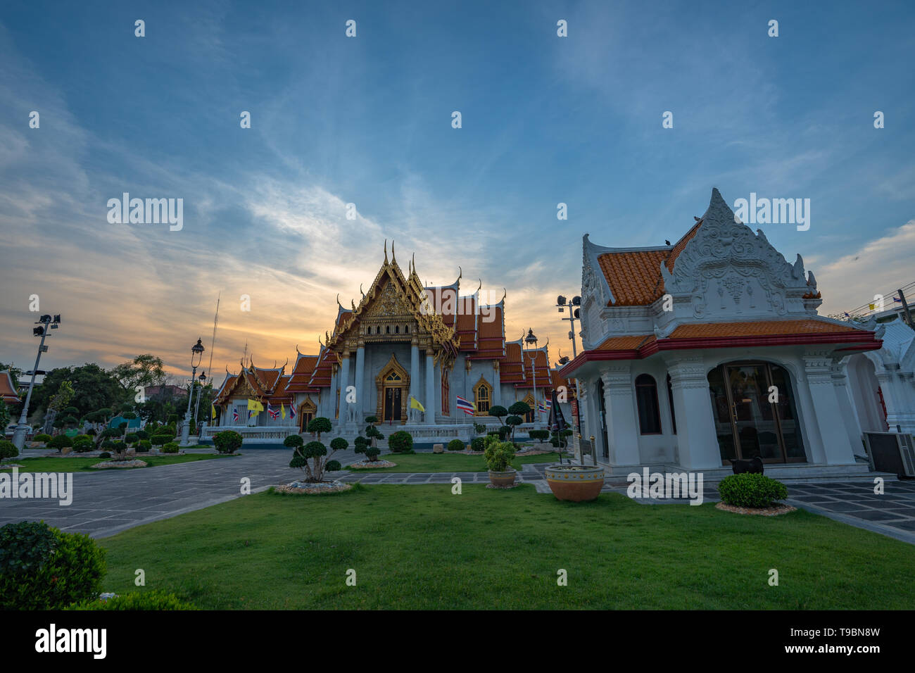 The Wat Benchamabophit or Marble temple is one of Bangkok is ...