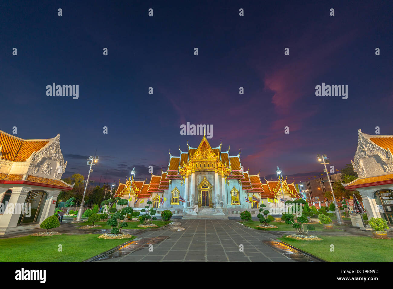 The Wat Benchamabophit or Marble temple is one of Bangkok is ...