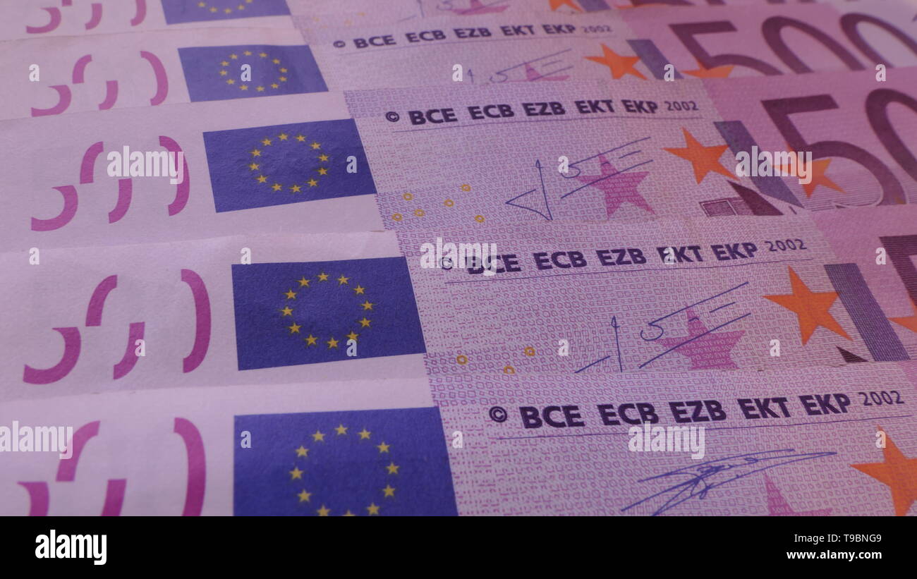500 euro banknotes hi-res stock photography and images - Alamy
