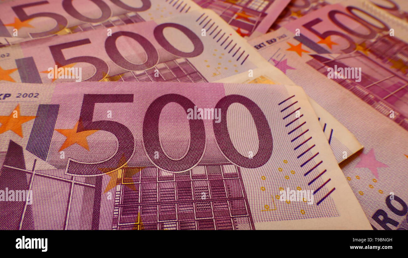 500 euro banknotes hi-res stock photography and images - Alamy