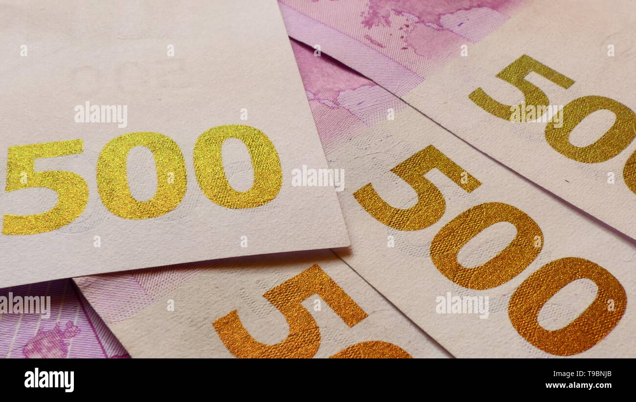 500 euro banknotes hi-res stock photography and images - Alamy