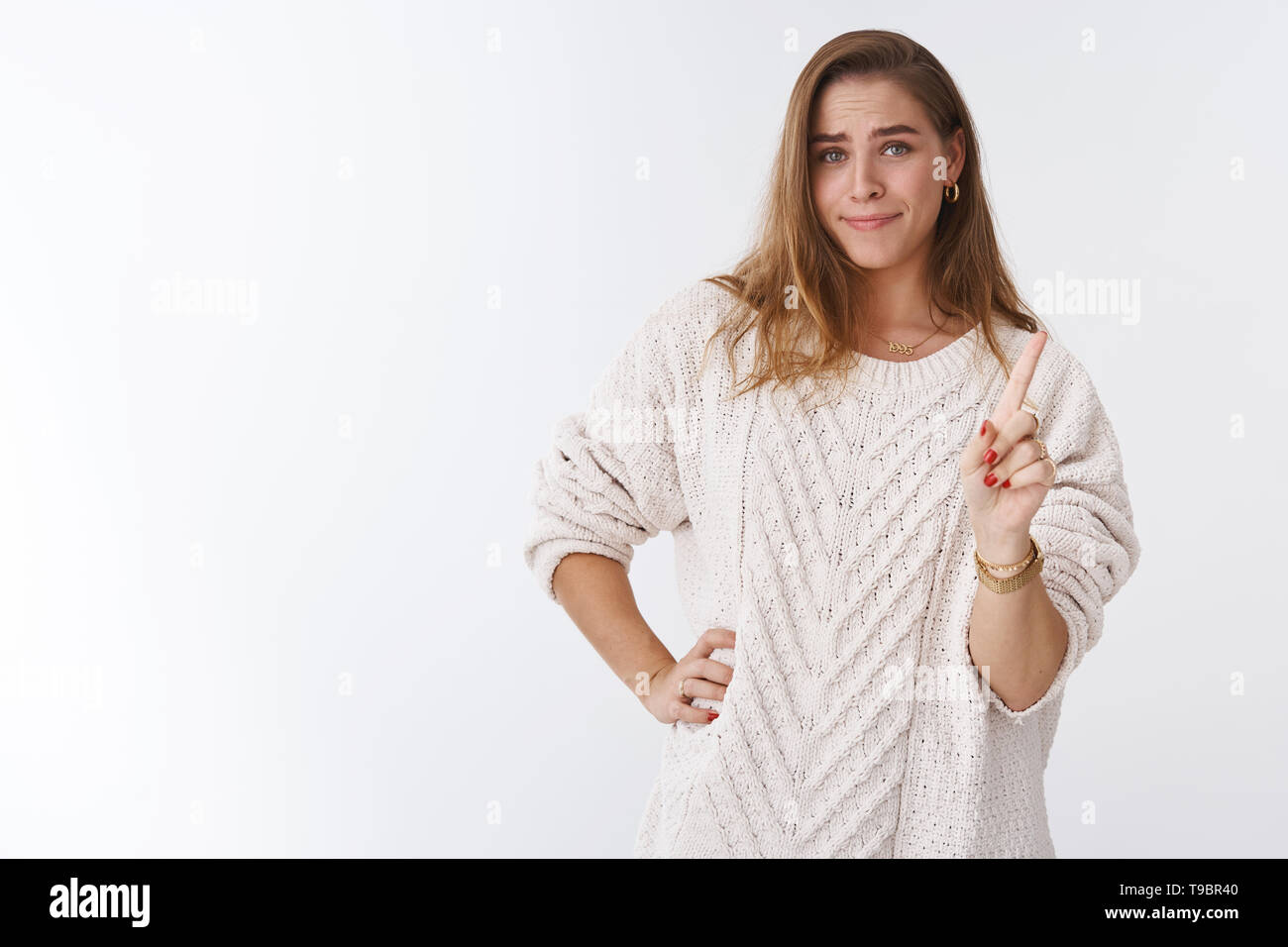 Lady mocking hi-res stock photography and images - Alamy