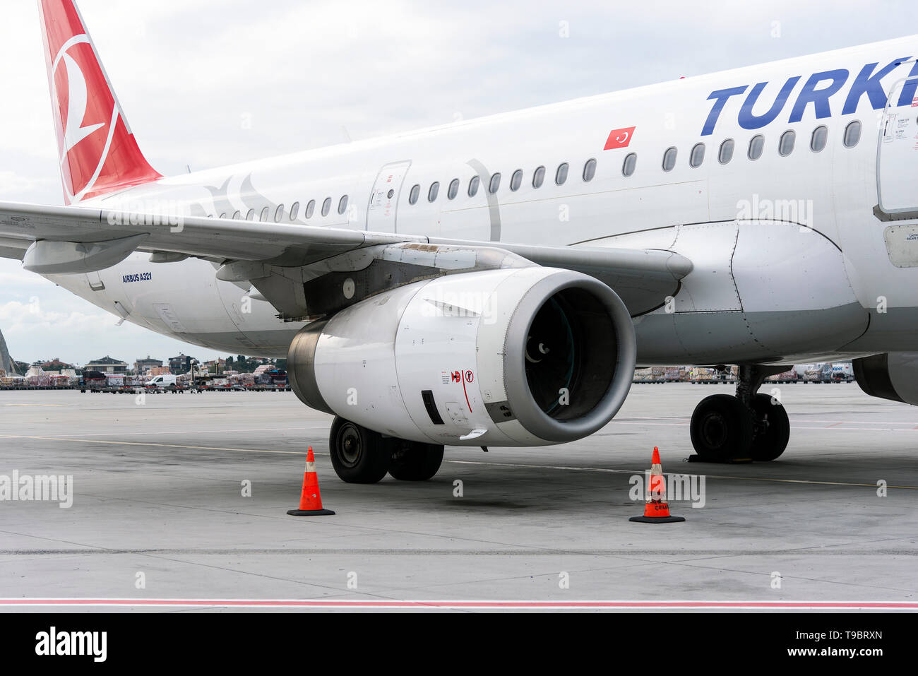 Aircraft wing turkey view hi-res stock photography and images - Alamy