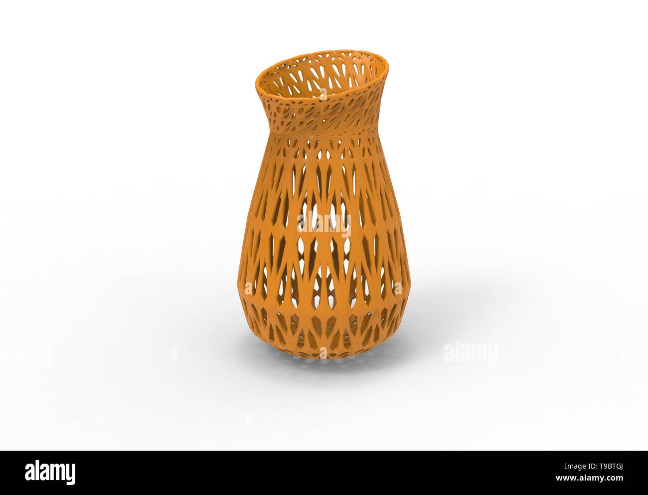Yellow abstract 3d printed hi-res stock photography and images - Alamy