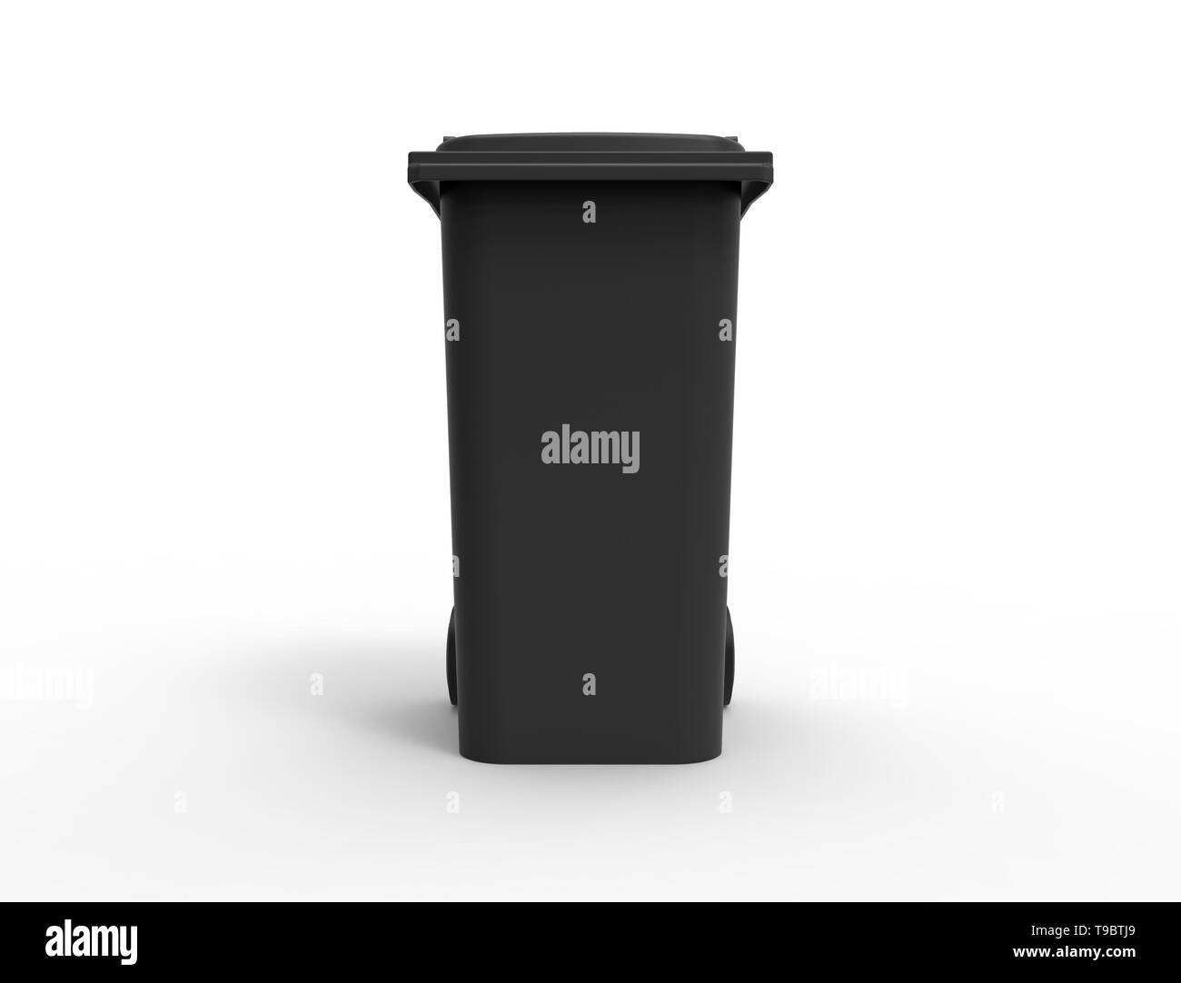 3D rendering of a consumer trash waste bin container Stock Photo - Alamy