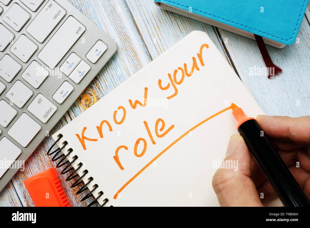 Know your role hi-res stock photography and images - Alamy