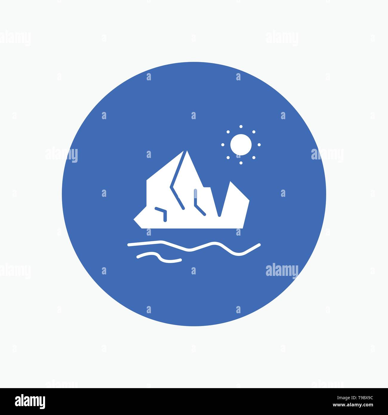 Melting ice berg Stock Vector Images - Alamy