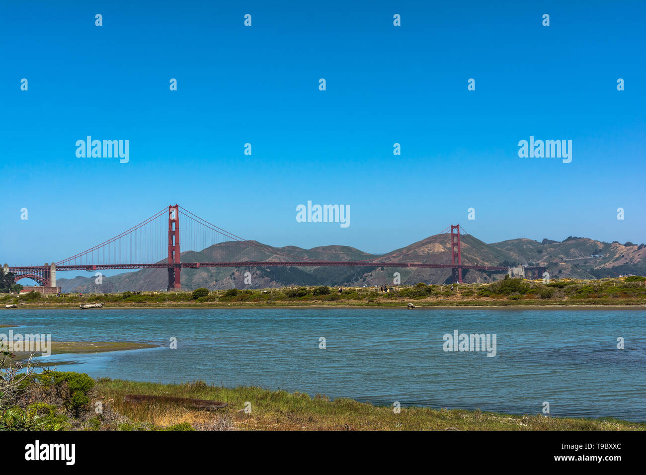 California san francisco golden gate bridge span suspension marin sea ...