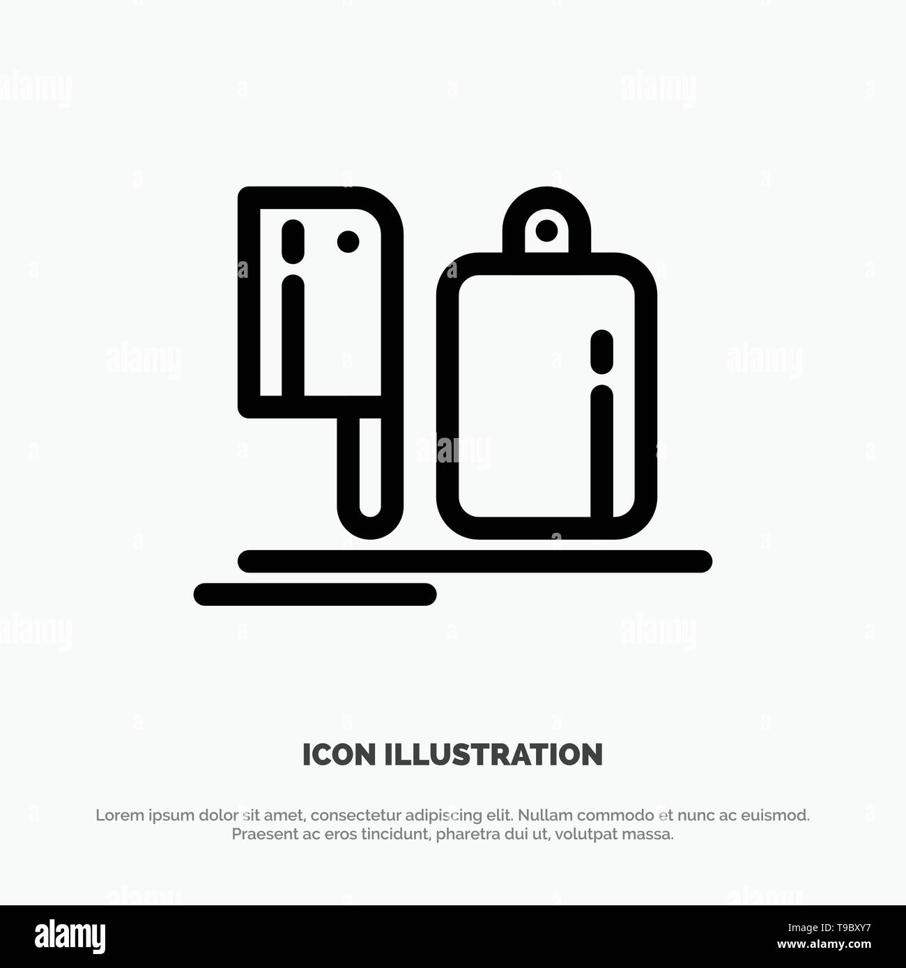Preparation icon vector vectors hi-res stock photography and images - Alamy
