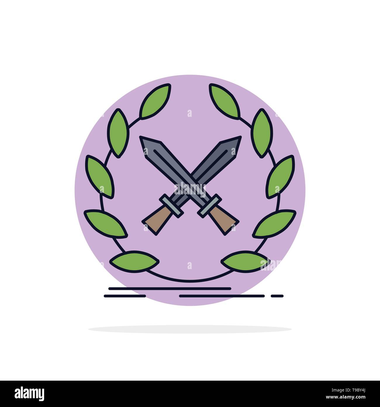 Cavalry shield Stock Vector Images - Alamy