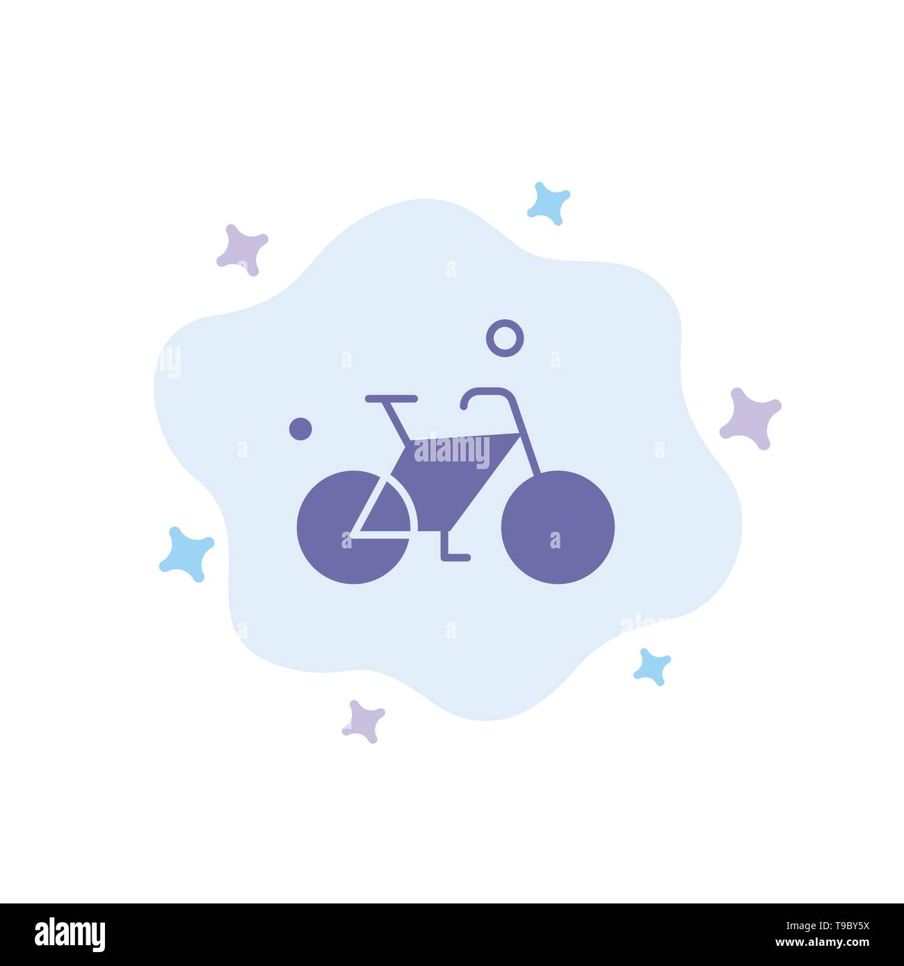 Blue bicycles Stock Vector Images - Alamy