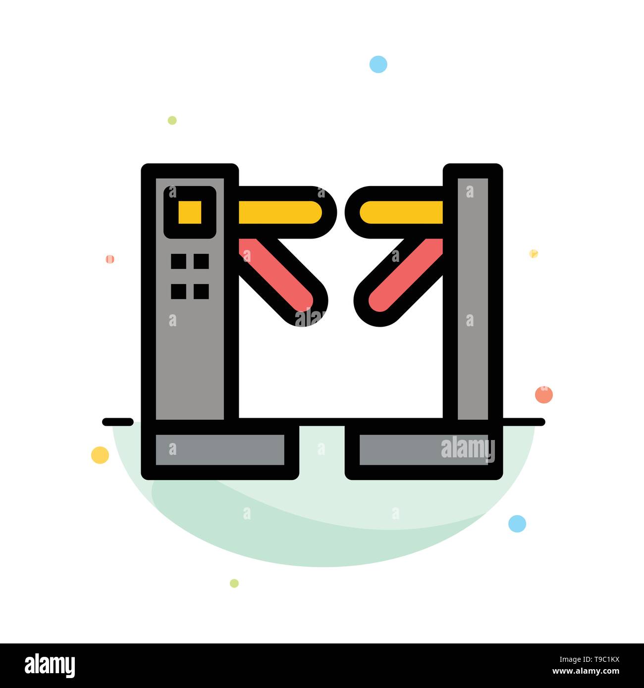 Abstract metal gate Stock Vector Images - Alamy