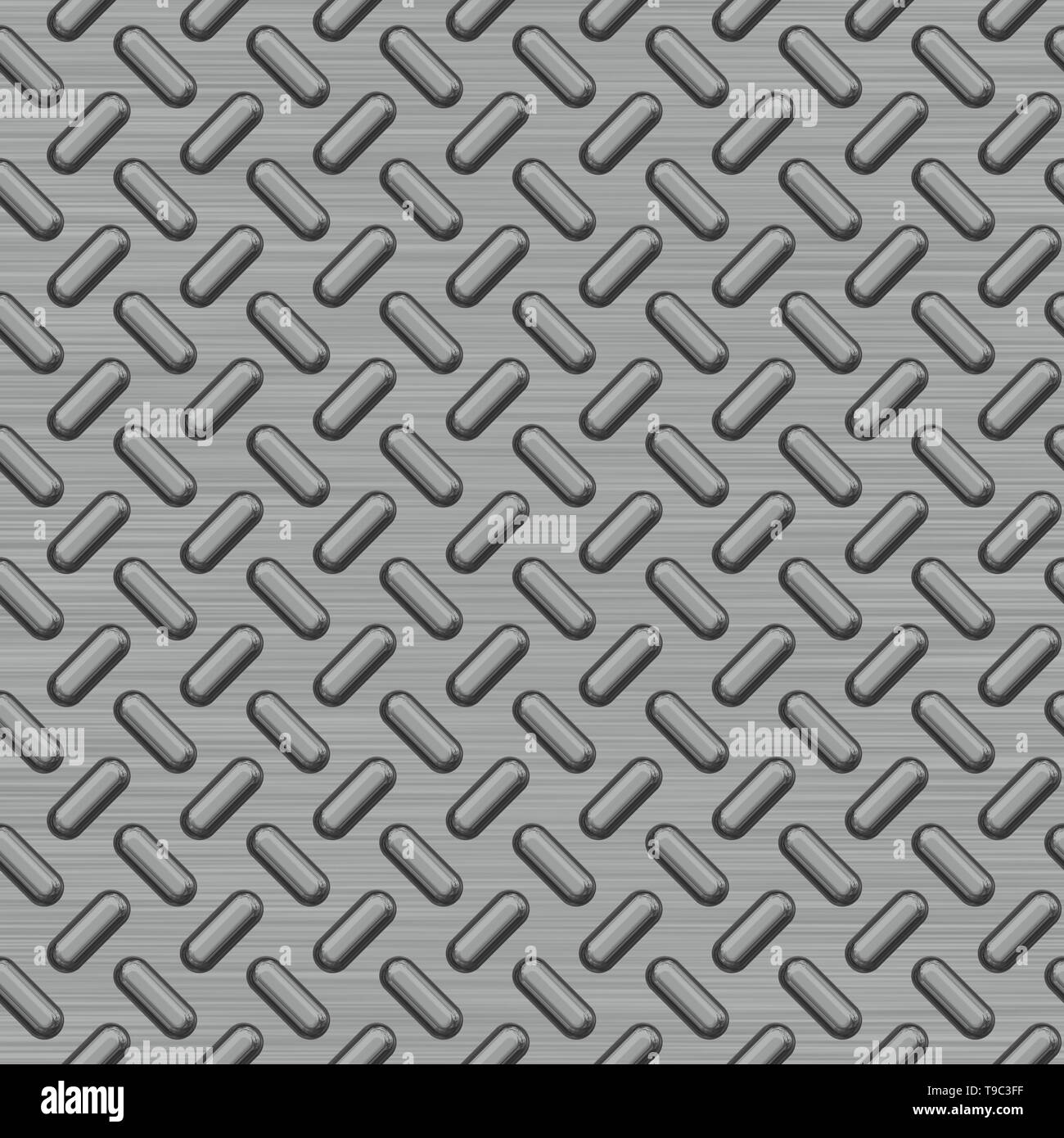 Bumped Metal Flooring Seamless Texture Tile Stock Photo - Alamy