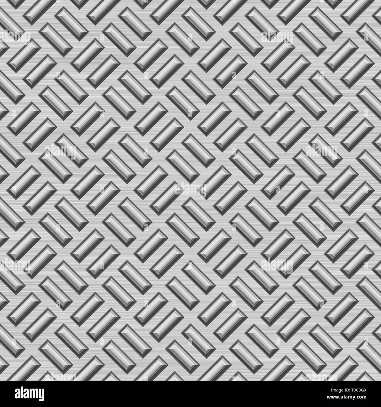 Bumped Metal Flooring Seamless Texture Tile Stock Photo - Alamy