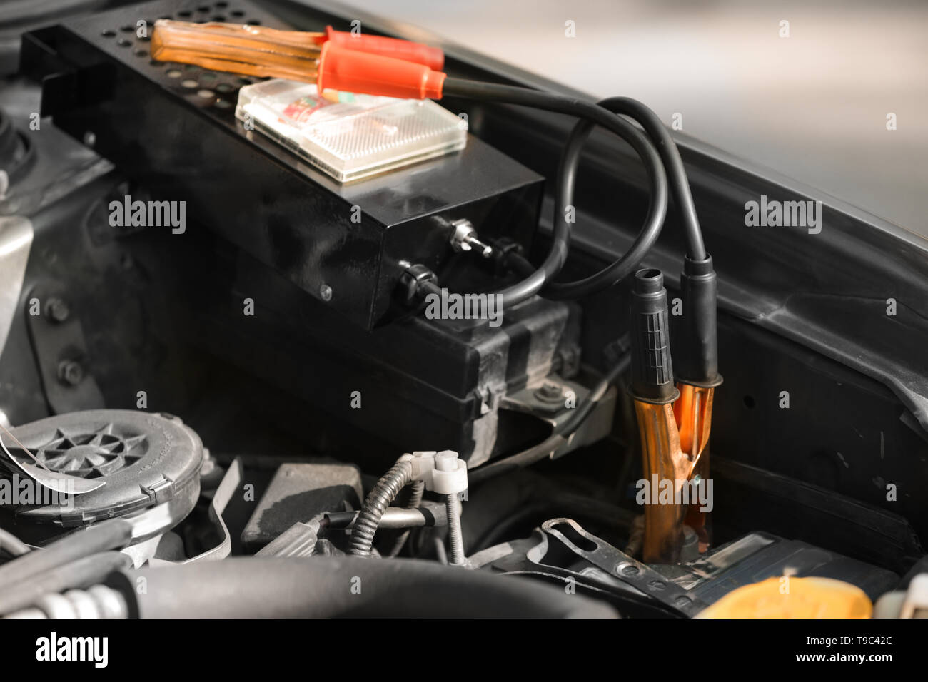 Under the hood of an electric car hi-res stock photography and images ...