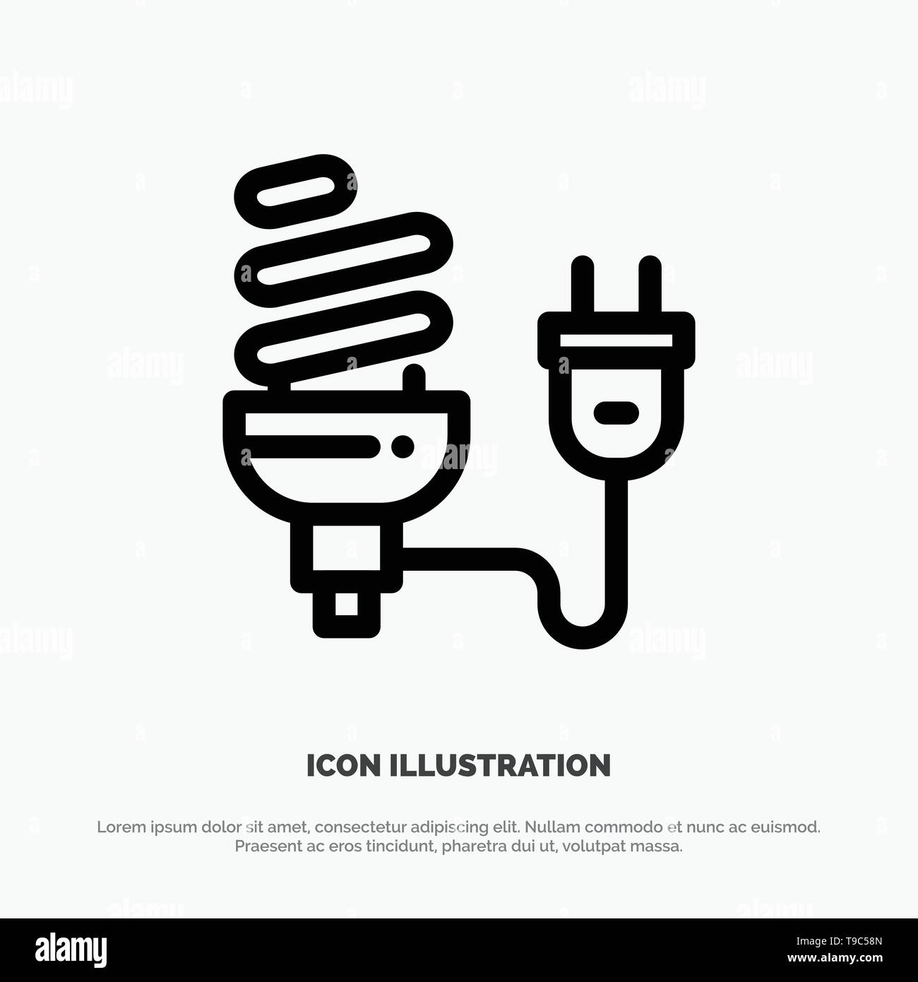 Electrical appliance socket Stock Vector Images - Alamy