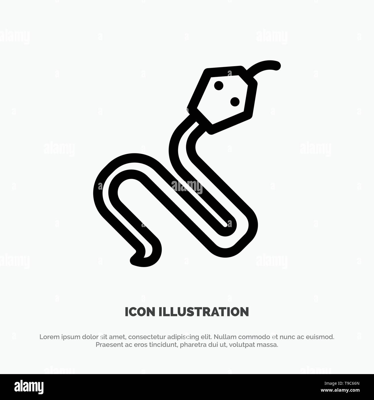 Cobra icon vector vectors hi-res stock photography and images - Alamy