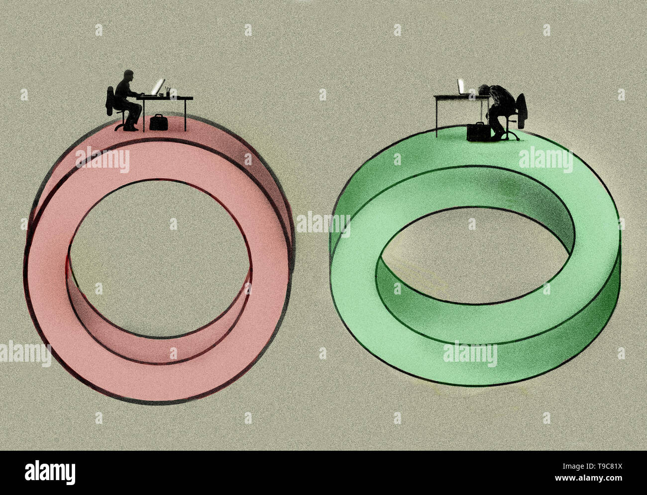 Impossible circle hi-res stock photography and images - Alamy