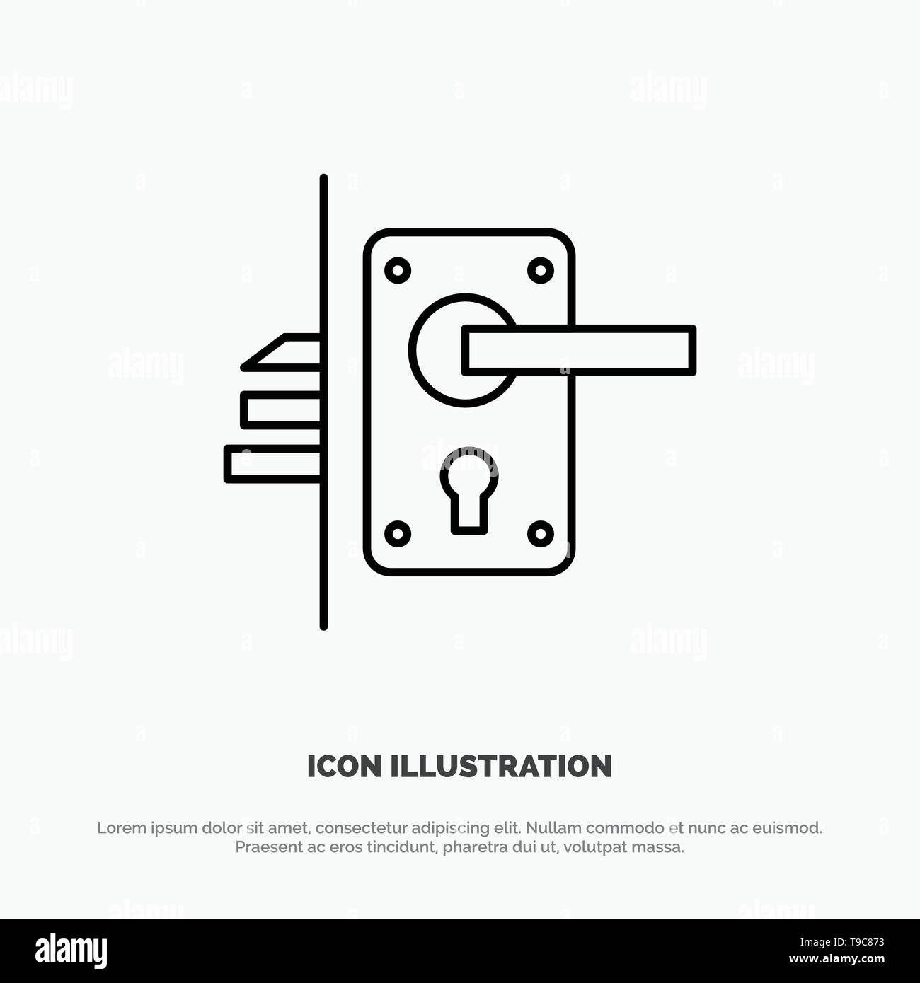 Indoor lock Stock Vector Images - Alamy