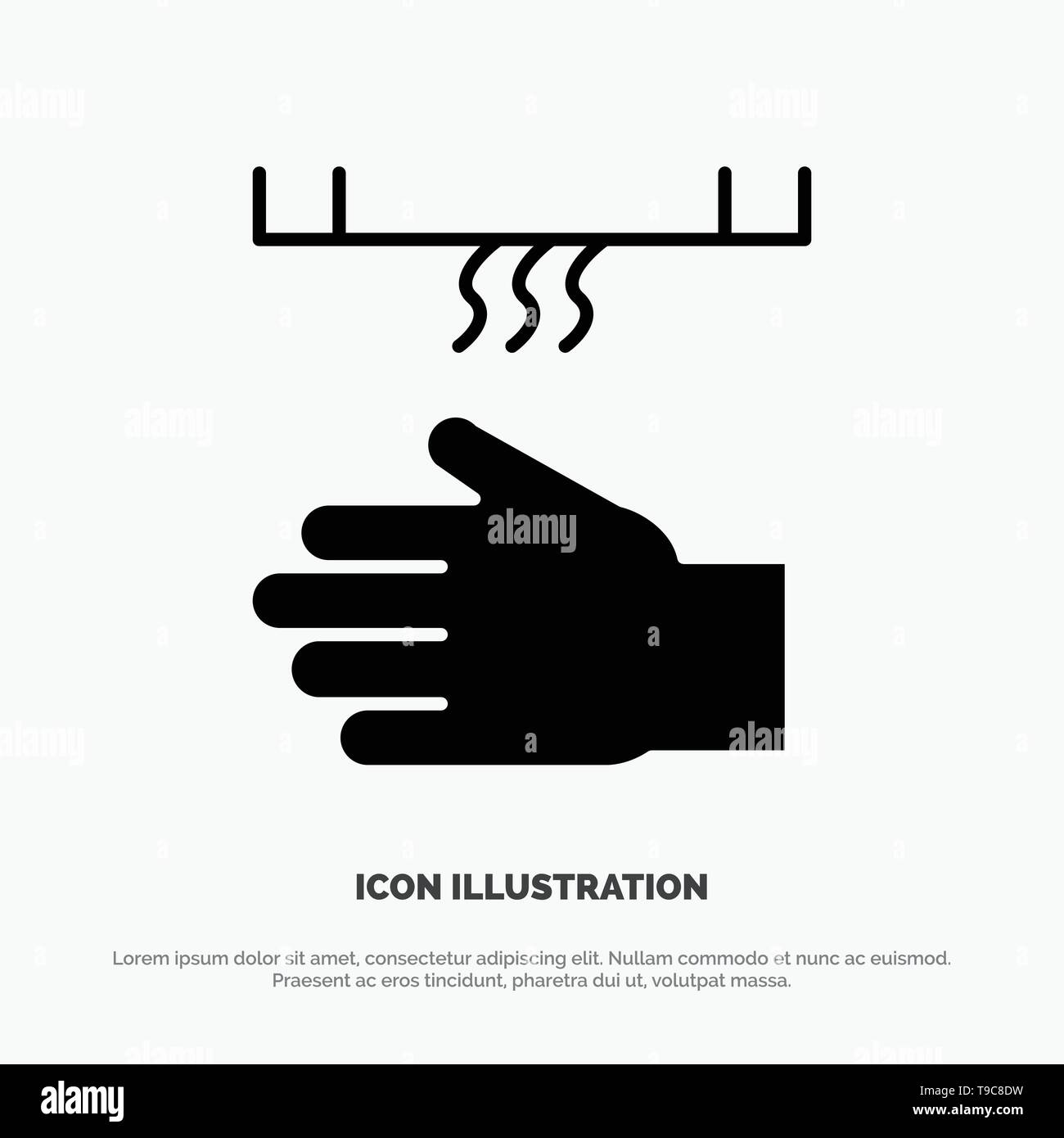 Hand dryer sign Stock Vector Images - Alamy