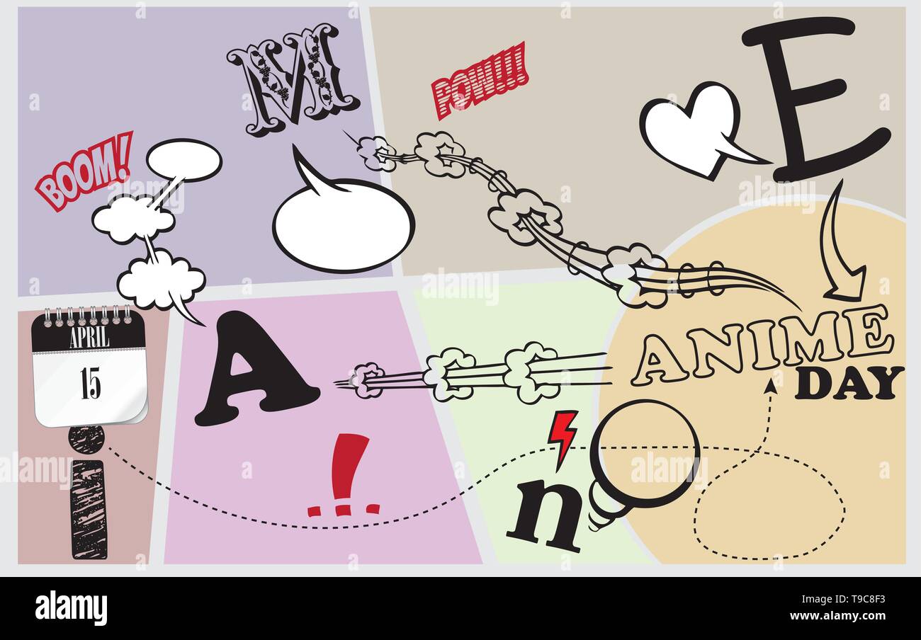 Anime day Stock Vector Images - Alamy