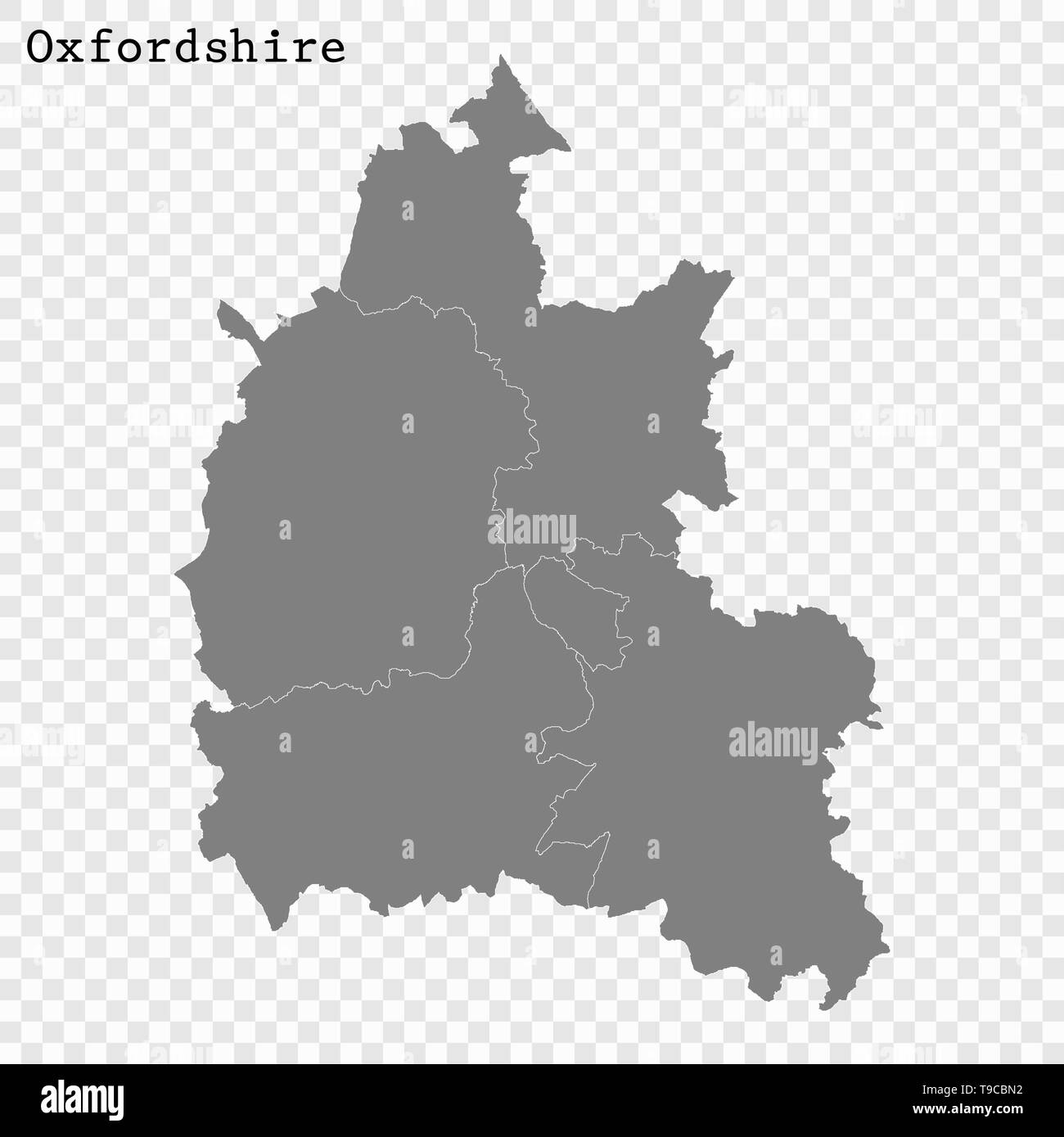 Oxfordshire borders Stock Vector Images - Alamy