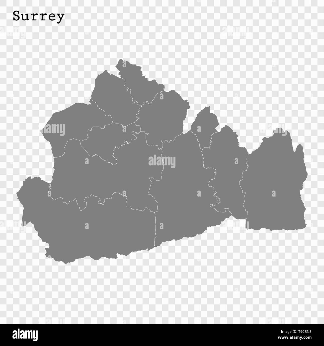 Surrey county town Stock Vector Images - Alamy