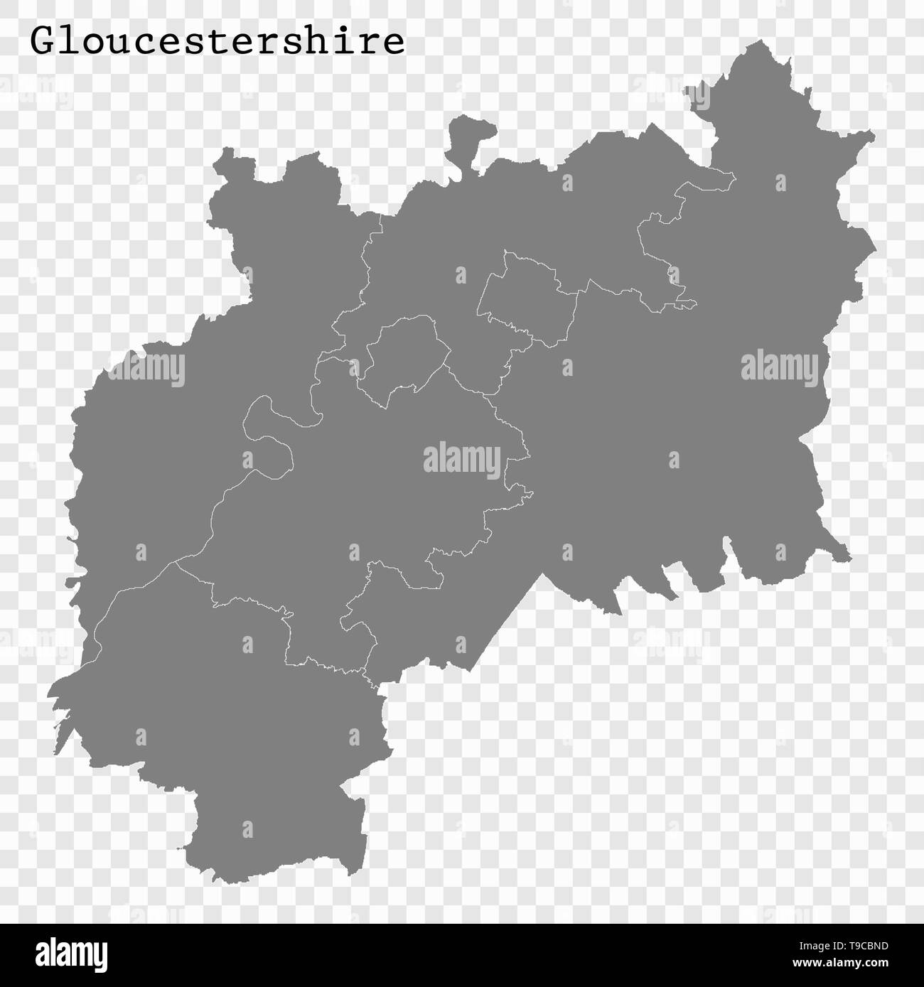 Gloucestershire for the gloucestershire districts hi-res stock ...