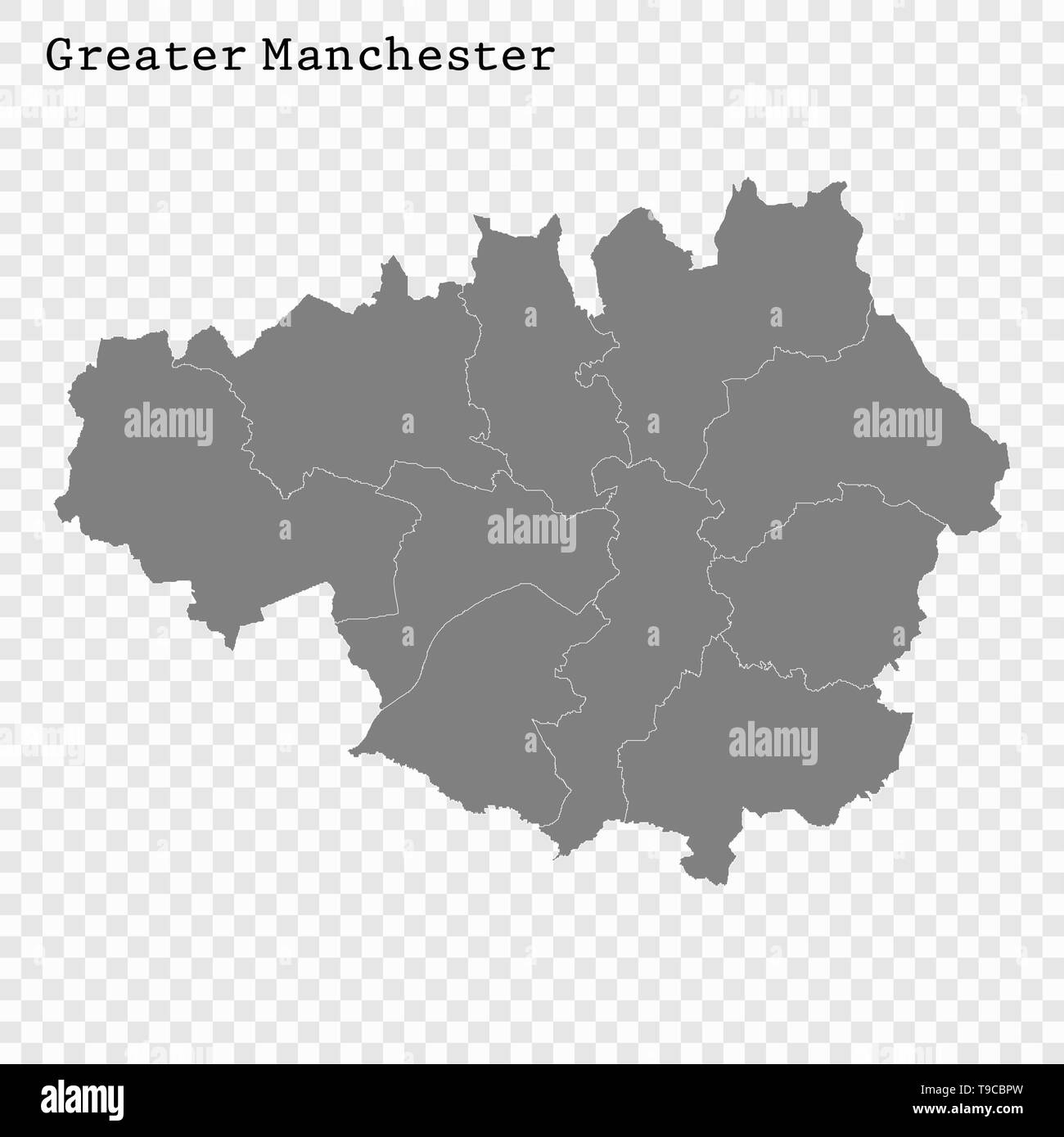 Greater manchester vector vectors hi-res stock photography and images ...