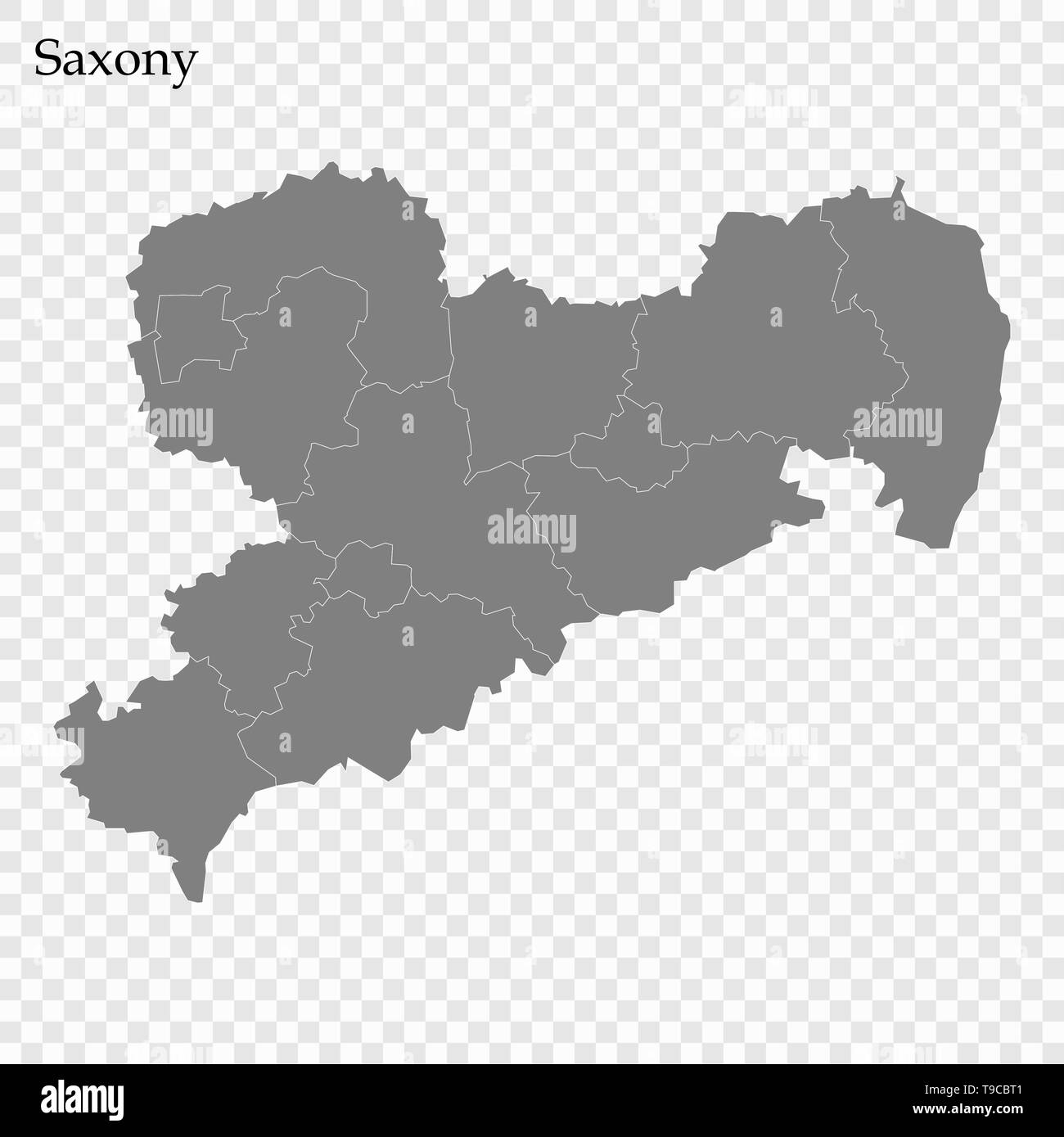 Greater germany administrative map hi-res stock photography and images ...