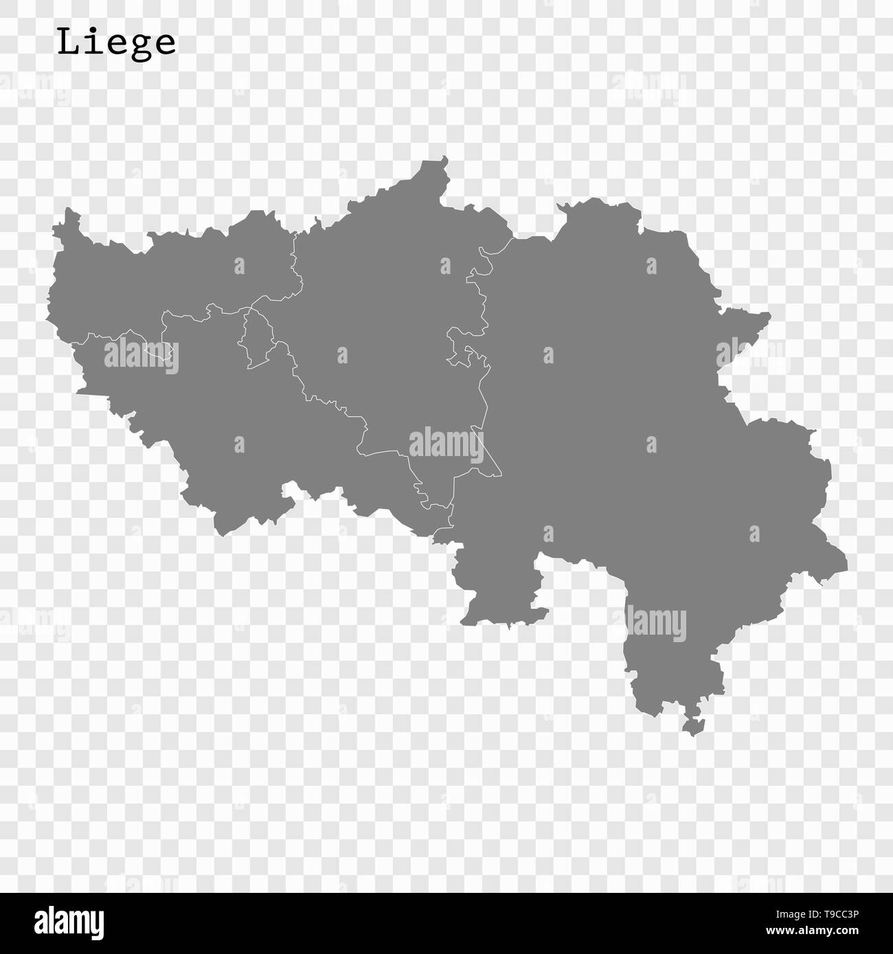 Liege map Black and White Stock Photos & Images - Alamy