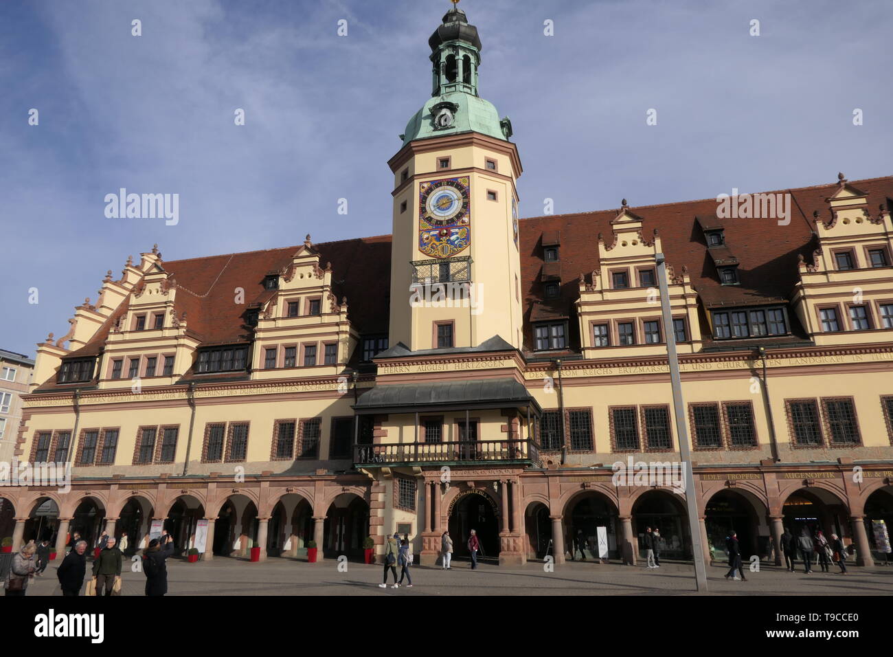 Historic roof gable with clock hi-res stock photography and images - Alamy