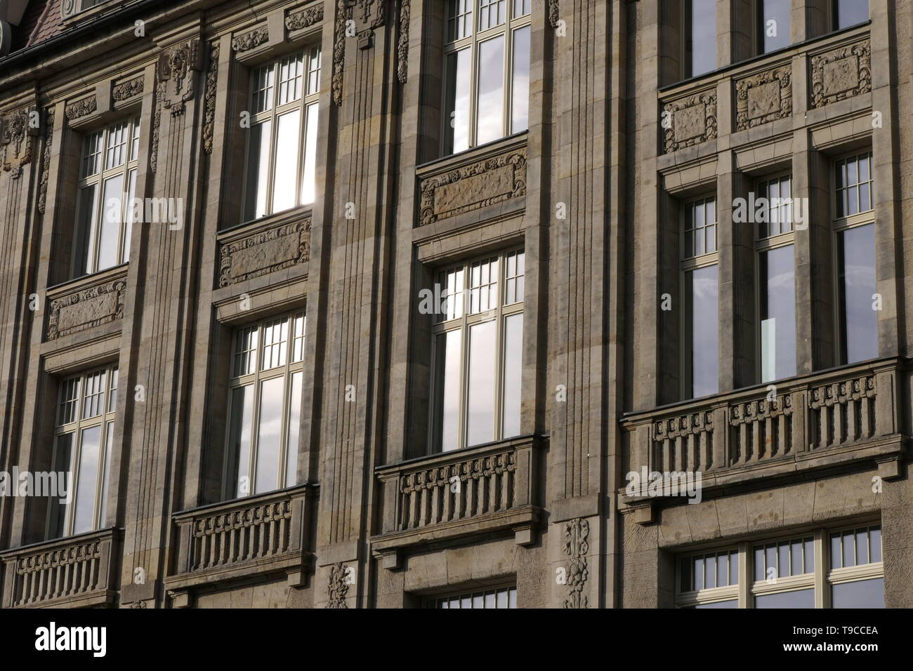 A old and historic building in the city of Leipzig, Germany Stock Photo ...