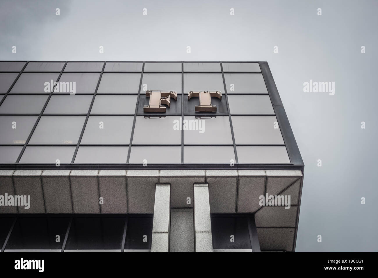 The Financial Times (FT) building on Southwark Bridge Road, London, UK ...