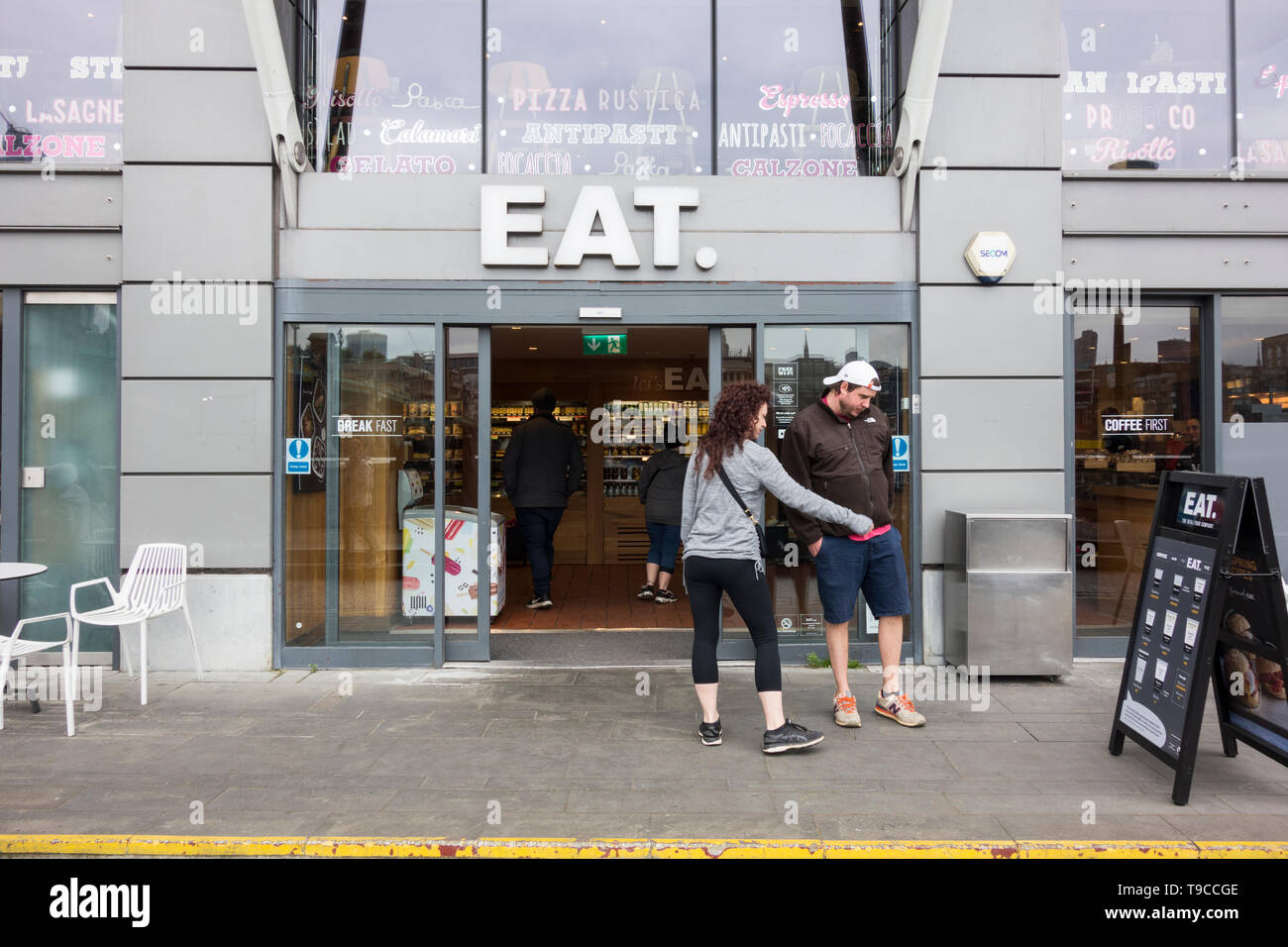 Exterior and frontage of EAT restaurant chain Stock Photo - Alamy
