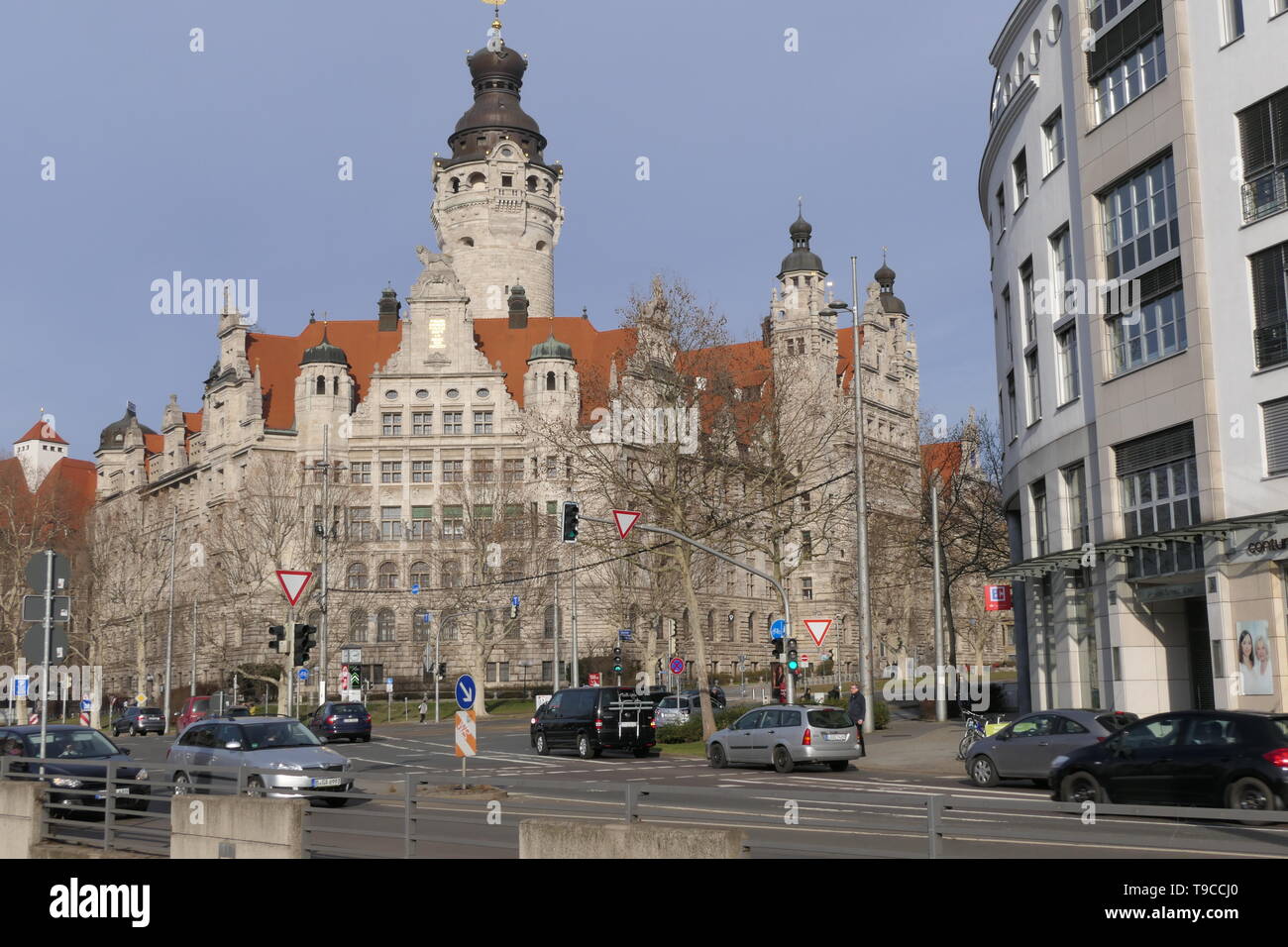 Leipzig old town hall clock tower hi-res stock photography and images ...