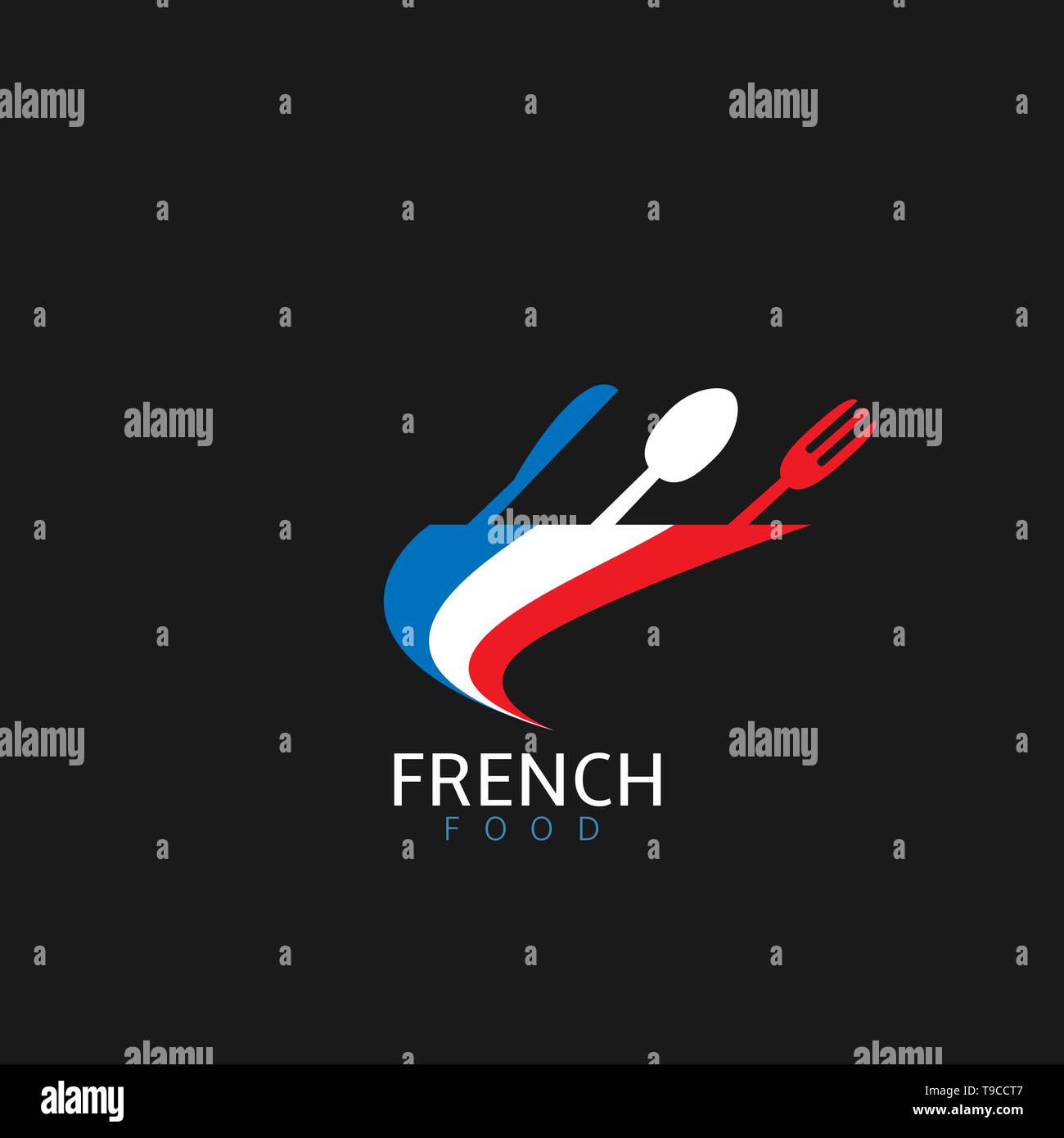 French dish knife Stock Vector Images - Alamy