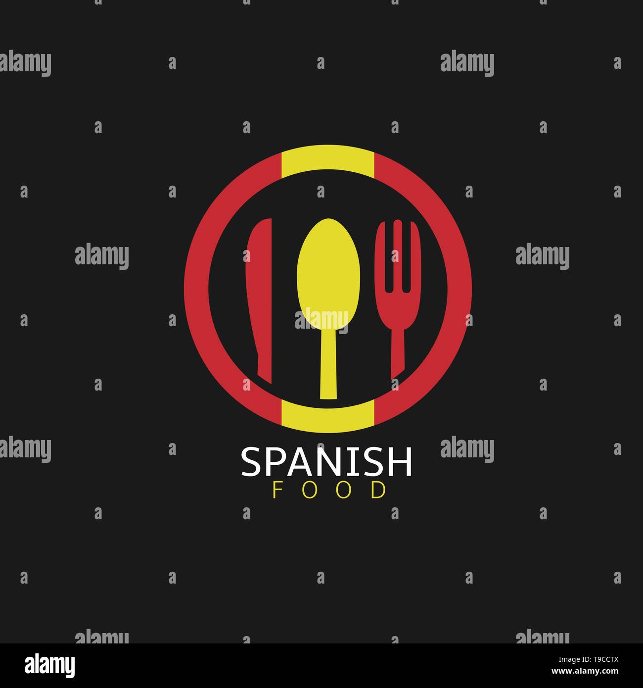 Barcelona menu Stock Vector Images - Alamy
