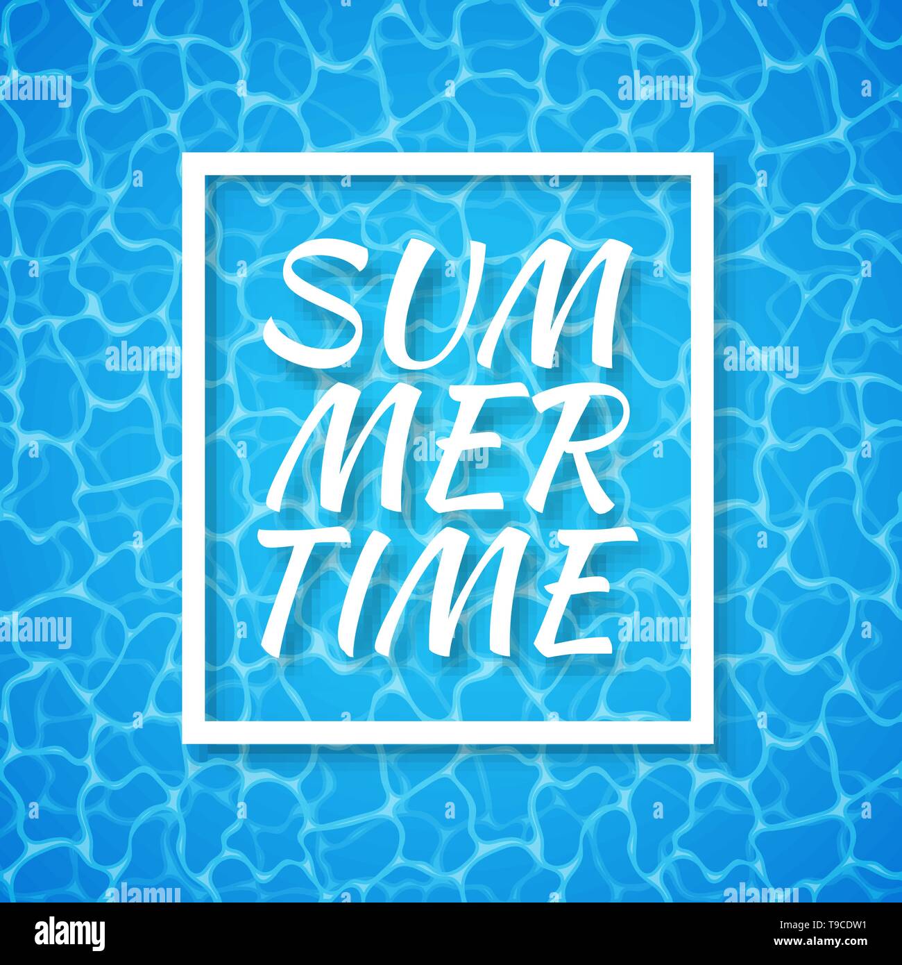 Summer time. Blue water background. Seamless blue ripples pattern ...