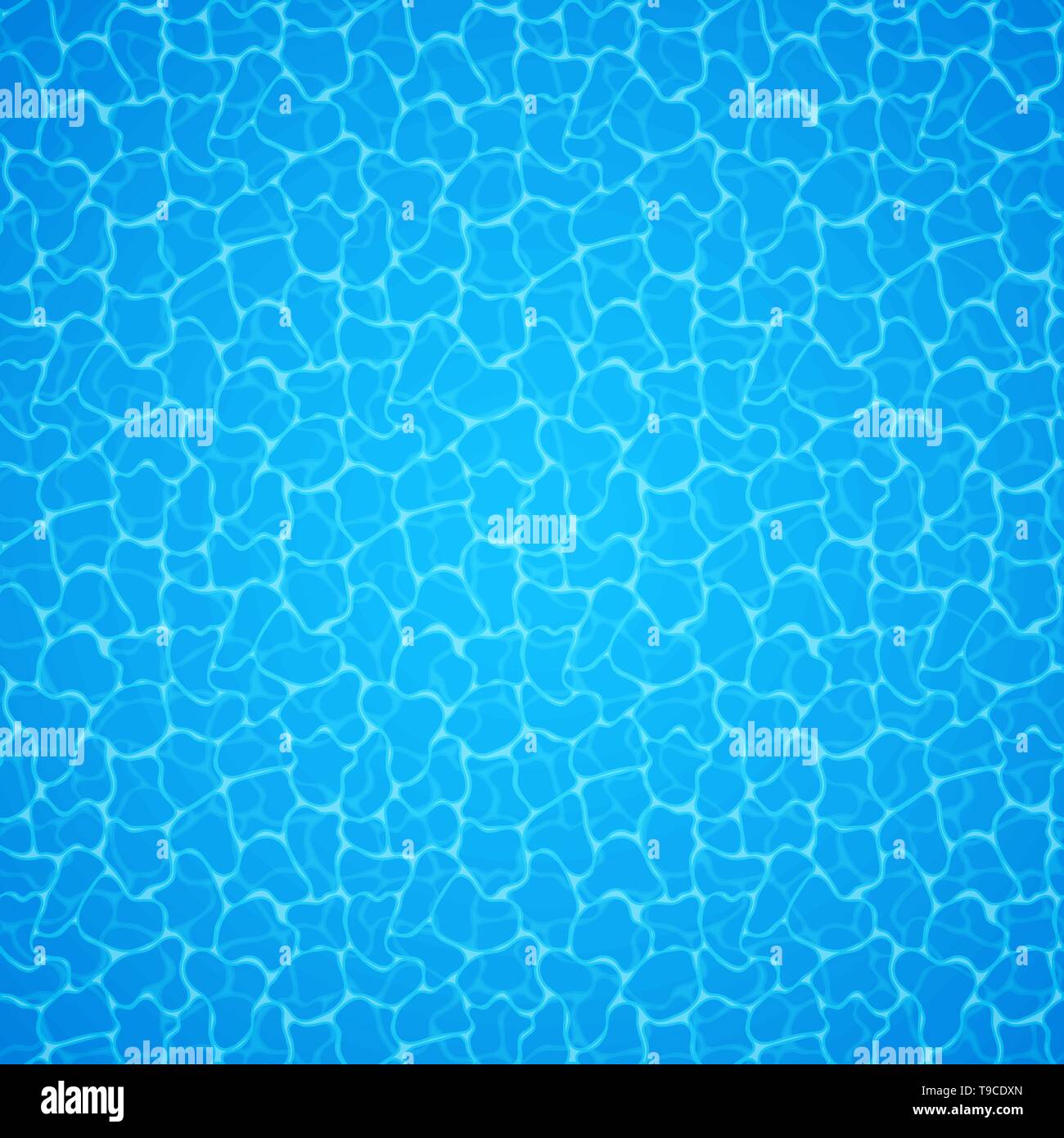 Blue water background. Seamless blue ripples pattern. Water pool ...