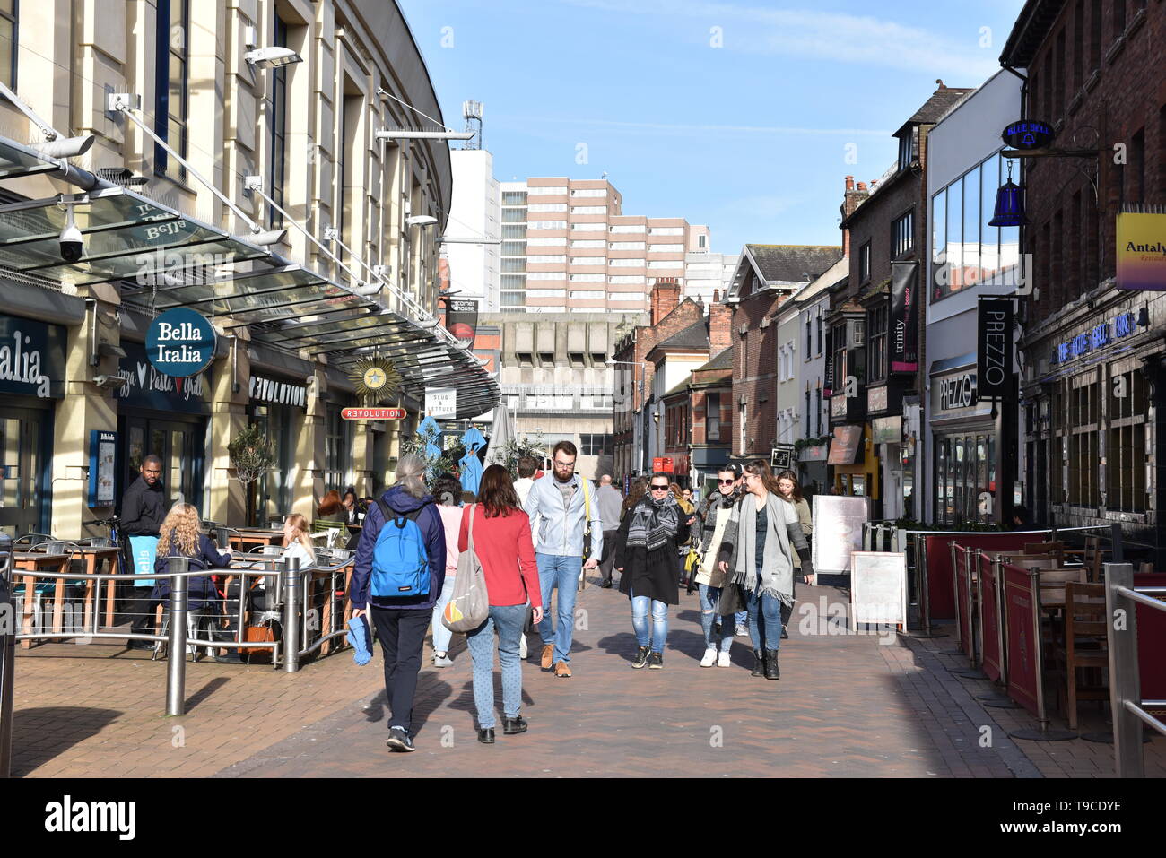 Nottingham city centre hi-res stock photography and images - Alamy