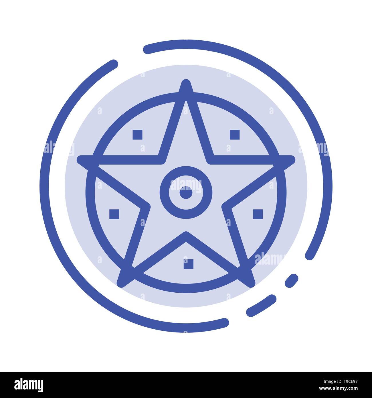 Dotted pentagon hi-res stock photography and images - Alamy