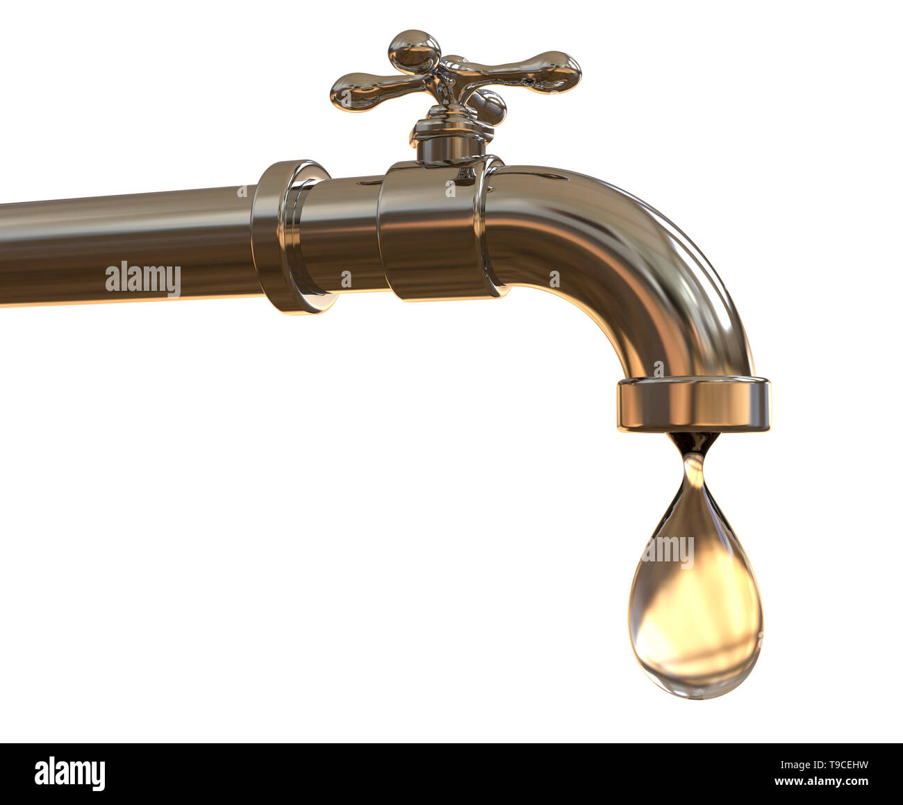 Water drop tap Cut Out Stock Images & Pictures - Alamy
